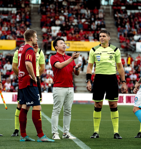 Coin Toss session at the Gold Global Partnership event of Doo Group and ...